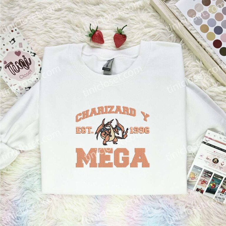 Stitch And Angel x Nike Couple Embroidered Shirt, Disney Characters ...
