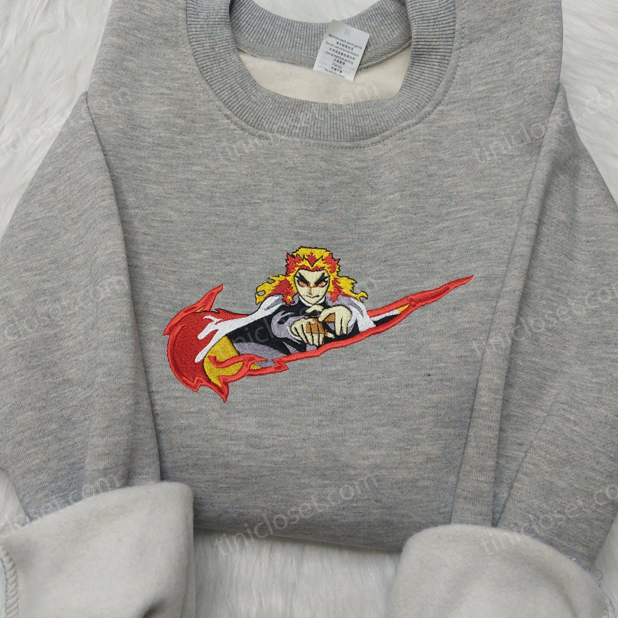 Double Nike x Nike Embroidered Shirt, Custom Nike Embroidered Shirt ...