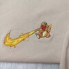 Nike Swoosh Pokemon Charmander Embroidered Shirt, Pokemon Embroidered ...