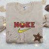 Elmo Nike Embroidered Shirt, Custom Nike Embroidered Shirt, Cute ...
