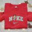 Baby Mickey Mouse Hey x Nike Embroidered Shirt, Nike Embroidered Shirt ...