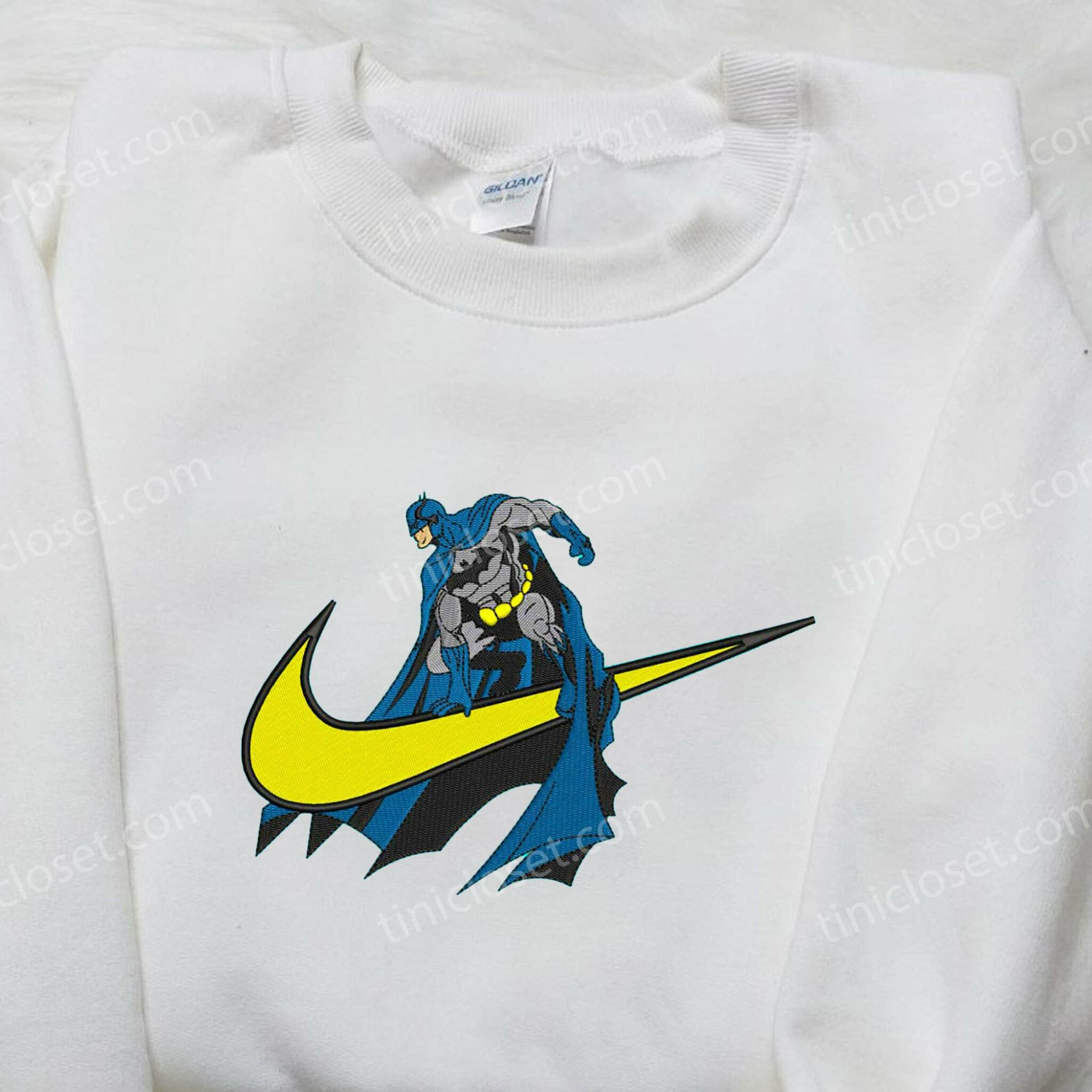 Batman Sunny x Nike Swoosh Embroidered Shirt, Nike Embroidered Shirt ...
