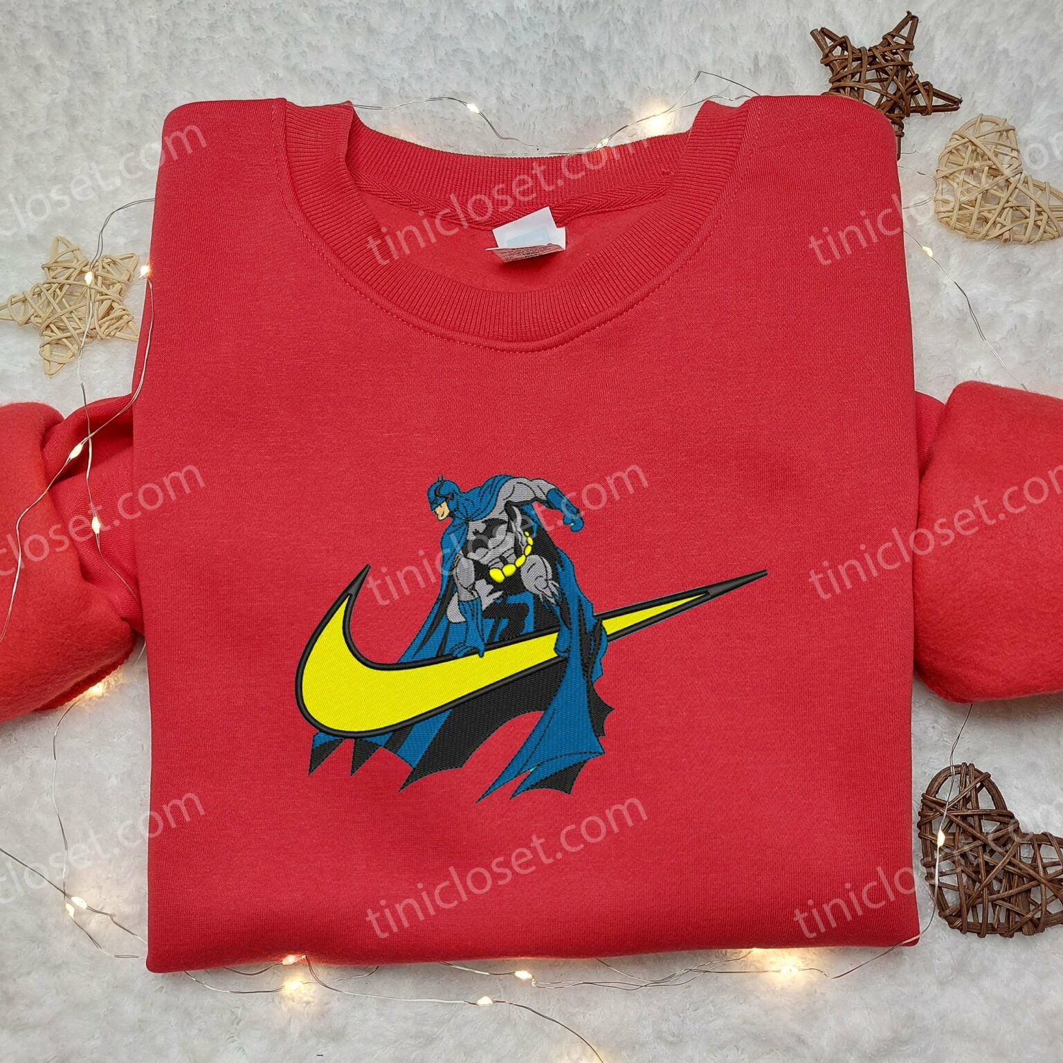 Batman Sunny x Nike Swoosh Embroidered Shirt, Nike Embroidered Shirt ...