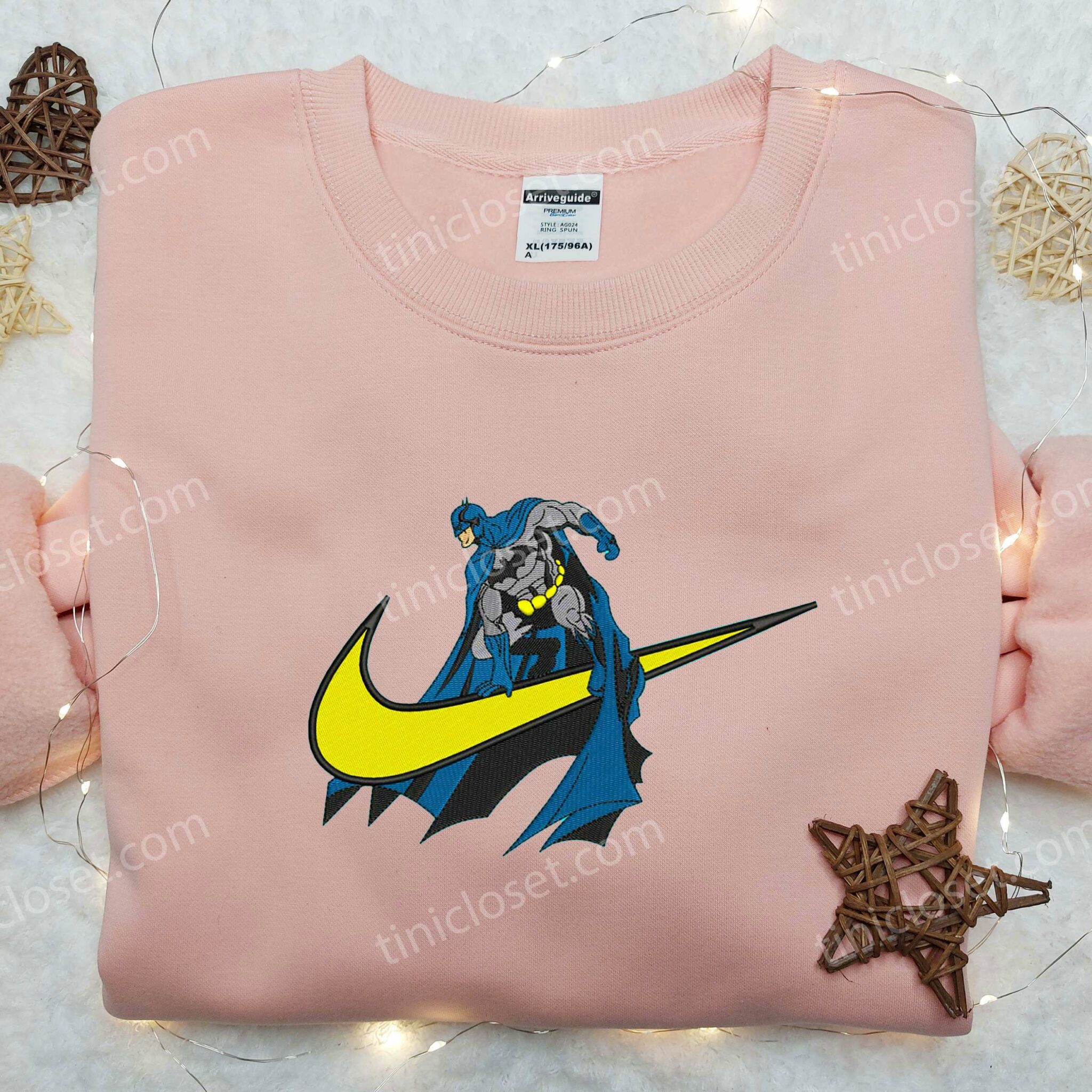 Batman Sunny x Nike Swoosh Embroidered Shirt, Nike Embroidered Shirt ...