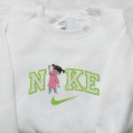 Boo x Nike Embroidered Shirt, Custom Nike Embroidered Shirt, Monster ...