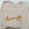 Nike x Charmander Embroidered Shirt, Pokemon Embroidered Shirt, Custom ...