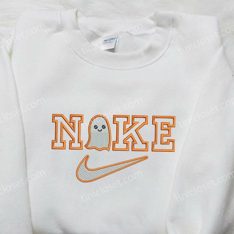 Baby Ghost x Nike Embroidered Sweatshirt, Halloween Embroidered Shirt ...