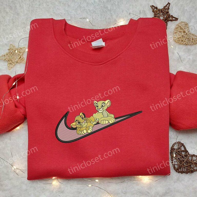 Simba and Nala x Nike Embroidered Sweatshirt, The Lion King Disney ...