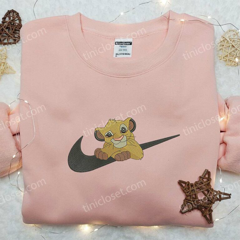 Simba x Nike Swoosh Embroidered Sweatshirt, The Lion King Disney ...
