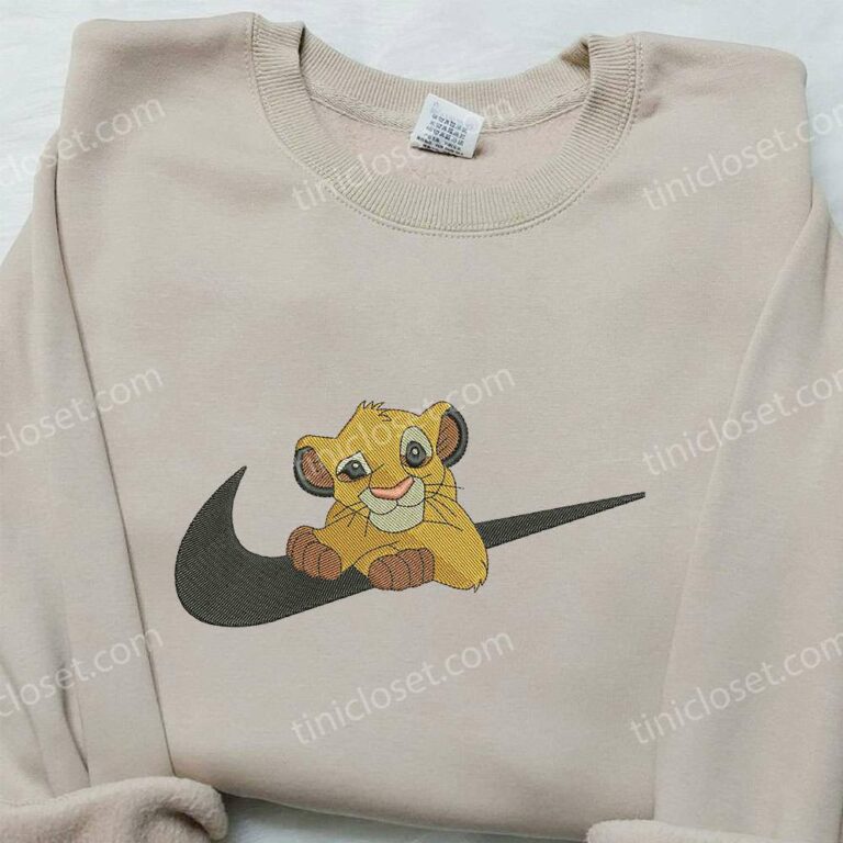 Simba x Nike Swoosh Embroidered Sweatshirt, The Lion King Disney ...