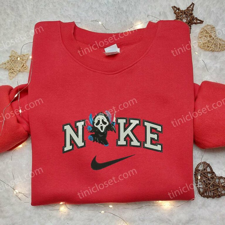 Ghostface Stitch x Nike Embroidered Sweatshirt, Nike Inspired ...
