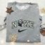 Ghostface Stitch x Nike Embroidered Sweatshirt, Nike Inspired ...