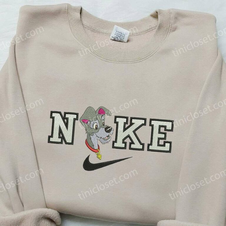 Tramp x Nike Embroidered Hoodie, Lady and the Tramp Embroidered Shirt ...