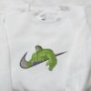Hulk x Nike Swoosh Embroidered Hoodie, Nike Inspired Embroidered Shirt ...
