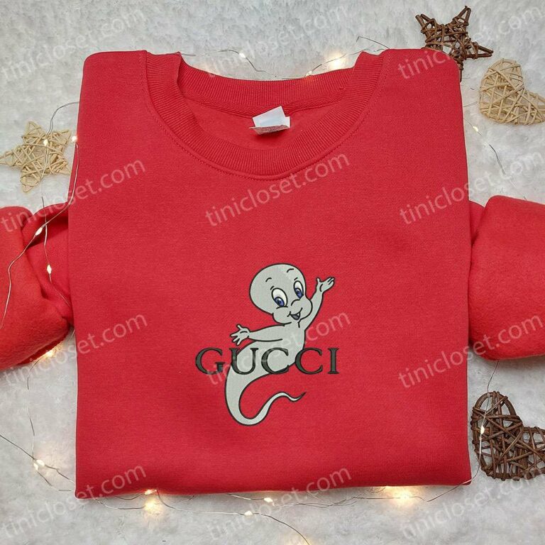 Casper Ghost x Gucci Embroidered Shirt, Halloween Embroidered Shirt ...
