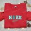 Baby Dumbo x Nike Cartoon Embroidered Shirt, Custom Nike Embroidered ...