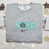 Baby Dumbo x Nike Cartoon Embroidered Shirt, Custom Nike Embroidered ...