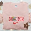Dumbo x Nike Cartoon Embroidered Sweatshirt, Dumbo Disney Embroidered ...