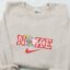 Dumbo x Nike Cartoon Embroidered Sweatshirt, Dumbo Disney Embroidered ...