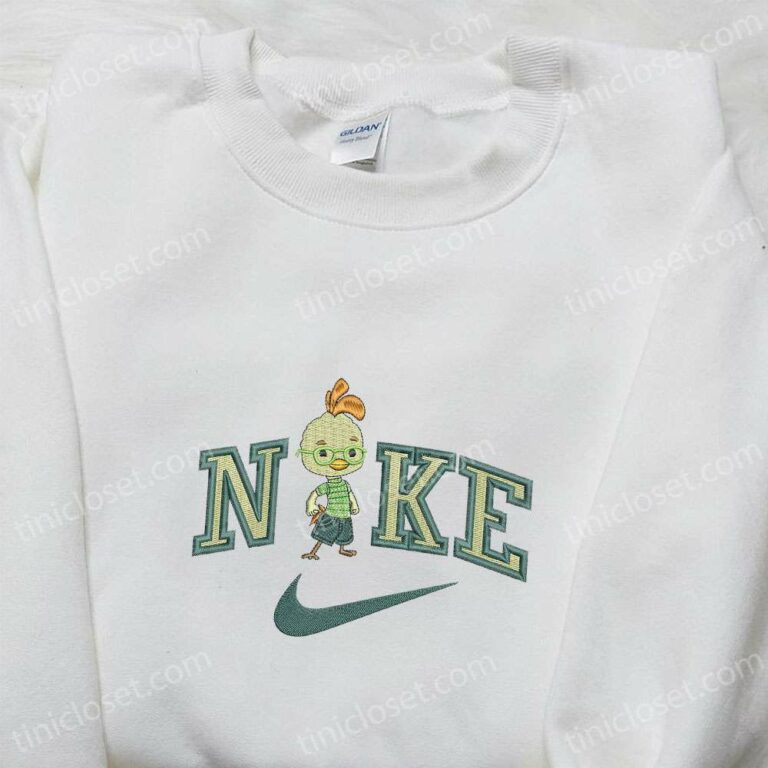 Little Chicken x Nike Cartoon Embroidered Shirt, Disney Characters ...