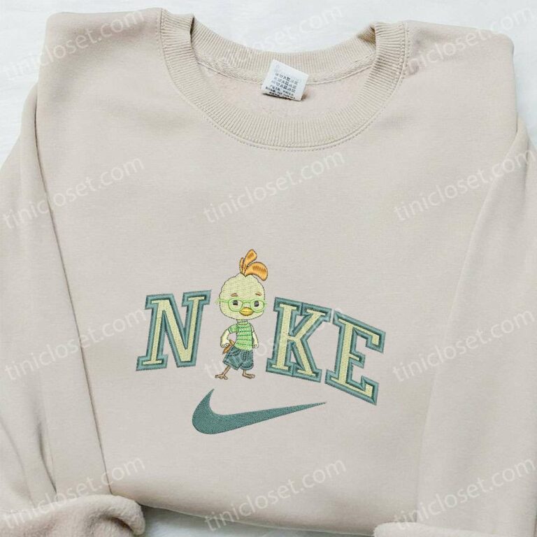 Little Chicken x Nike Cartoon Embroidered Shirt, Disney Characters ...