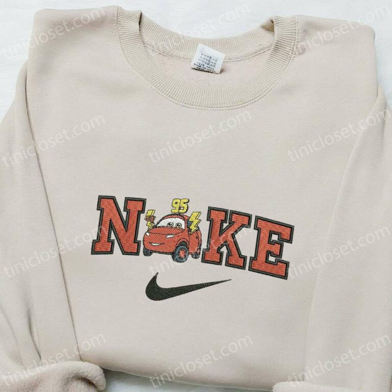 Maddy McGear x Nike Cartoon Embroidered Shirt, Pixar Cars Embroidered ...
