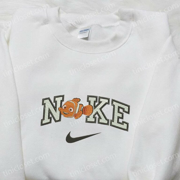 Nemo x Nike Cartoon Embroidered Sweatshirt, Disney Characters ...