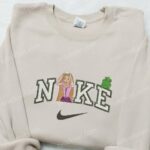 Rapunzel and Lizard x Nike Cartoon Embroidered Shirt, Disney Characters ...