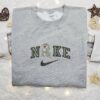 Thumper x Nike Cartoon Embroidered Shirt, Disney Characters Embroidered ...