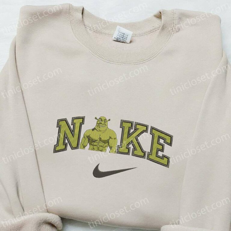 Shrek x Nike Embroidered Sweatshirt, Disney Characters Embroidered ...