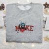 Nike x Stitch Ghostface Calling Embroidered Shirt, Funny Halloween ...