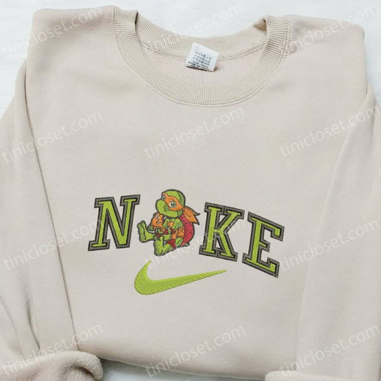Ninja Turtles x Nike Swoosh Embroidered Hoodie, Teenage Mutant Ninja ...