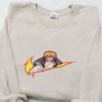 Portgas D. Ace x Swoosh Anime Embroidered Shirt, Nike Inspired ...