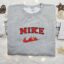 Nike x Elmo Cartoon Embroidered Sweatshirt, Nike Inspired Embroidered ...
