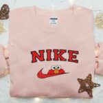 Nike x Elmo Cartoon Embroidered Sweatshirt, Nike Inspired Embroidered ...