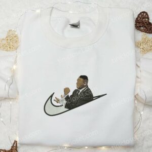 Mike Tyson x Swoosh Embroidered Sweatshirt, Celebrity Embroidered Shirt ...