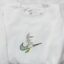 Bugs Bunny Eating Carrot x Nike Swoosh Embroidered Shirt, Disney Looney ...