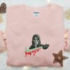 Scream Ghostface x Nike Swoosh Embroidered Shirt, Horror Movie ...