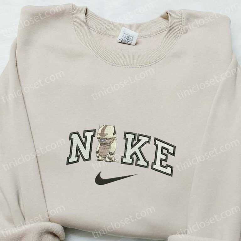 Appa Stand x Nike Embroidered Shirt, Avatar The Last Airbender Anime ...