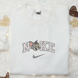 Nike x Tom Cat Smile Embroidered Sweatshirt, Tom And Jerry Cartoon ...