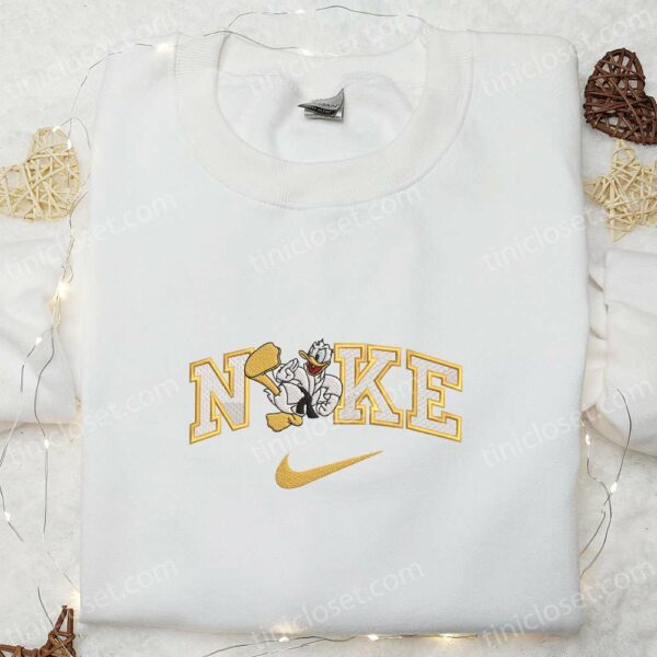 Nike x Donald Karate Embroidered T-shirt, Disney Characters Embroidered ...