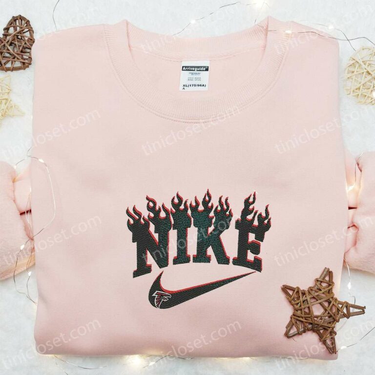 Outline Nike Embroidered Shirt, Nike Inspired Embroidered Hoodie ...