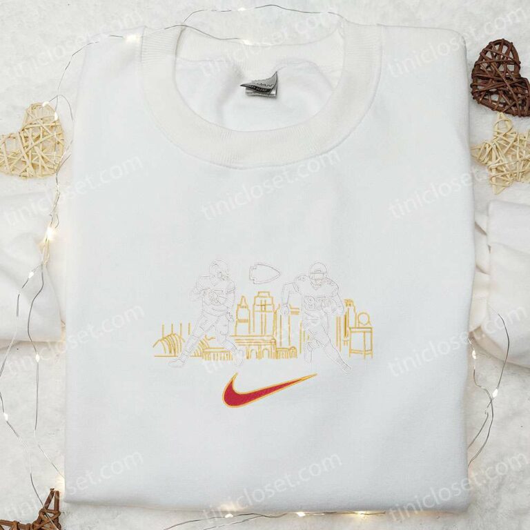 Nike x Kansas City Chiefs Logo Embroidered T-shirt, NFL Sports ...