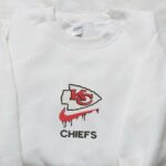 Kansas City Chiefs x Nike Swoosh Drip Embroidered Shirt, NFL Sports ...