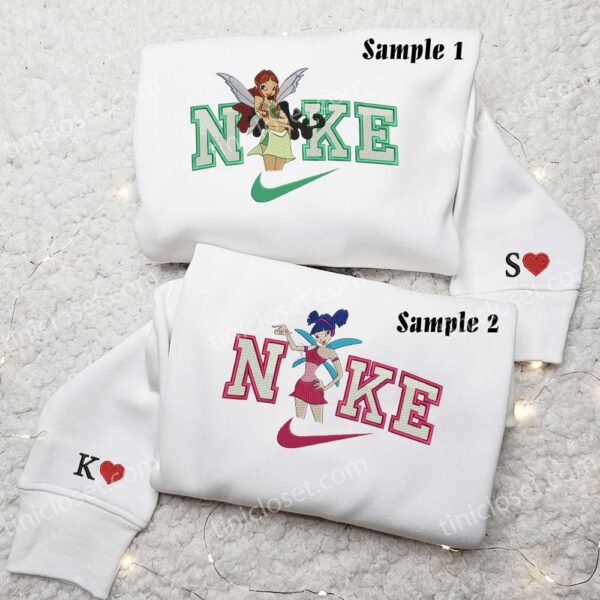 Layla And Musa Winx Cartoon Embroidered Couples Shirts - Small Gifts ...