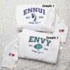 Ennui And Envy Est 2015 Inside Out 2 Embroidered Couples Shirts - Small ...