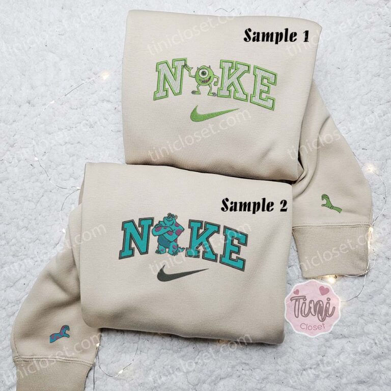 Nike Custom Embroidered Hoodie, Custom Embroidered Shirt, Nike Inspired ...