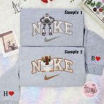 Roz And Brightbill Wild Robot Cartoon Embroidered Couples Shirts ...