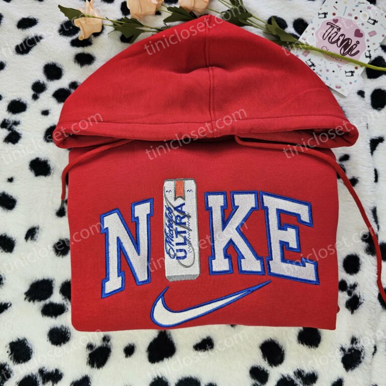 Double Nike x Nike Embroidered Shirt, Custom Nike Embroidered Shirt ...